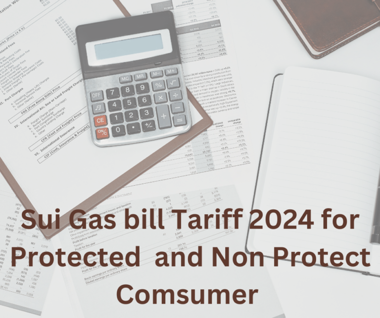 SSGC Sui gas bill Tariff - sui gas bill per unit price 2024